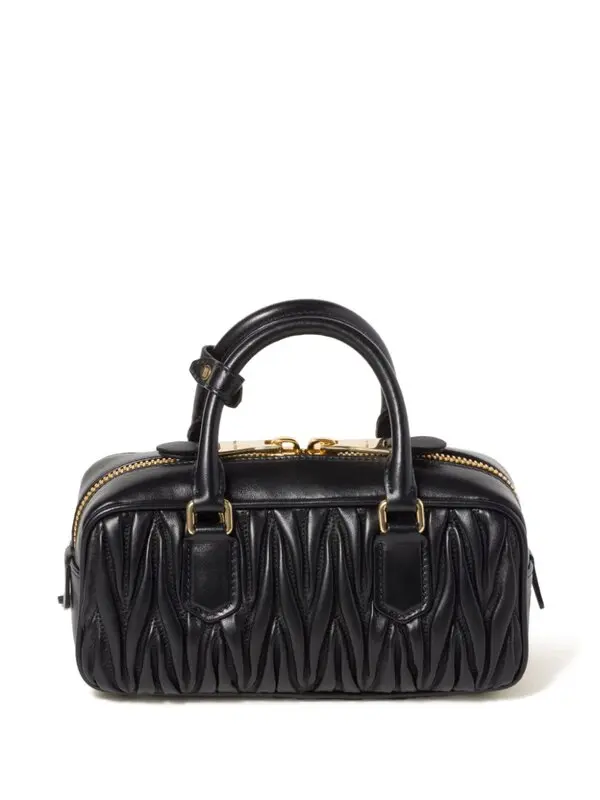 Miu Miu Arcadie Regular Leather Handbag - Multicolor