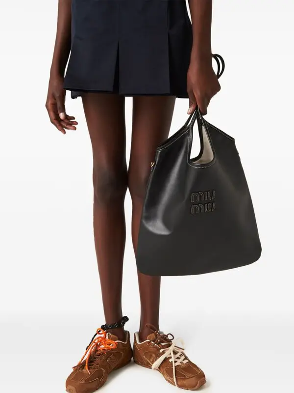 Miu Miu Ivy Leather Shoulder Bag - Multicolor