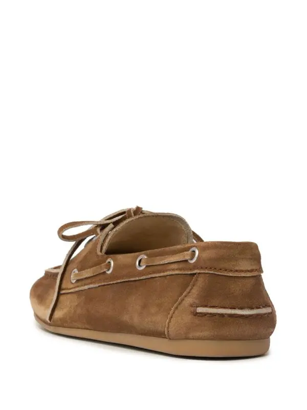 Miu Miu Embossed Logo Leather Loafers - Multicolor