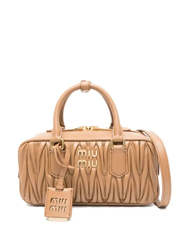 Miu Miu Arcadie Regular Leather Handbag - Multicolor