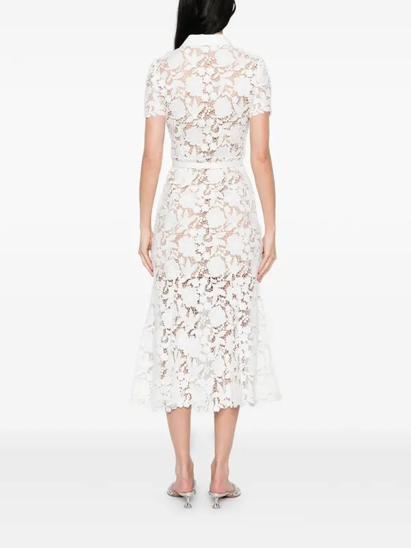 SELF-PORTRAIT Lace Midi Dress
