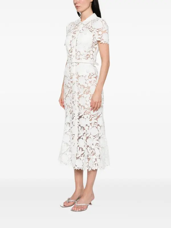 SELF-PORTRAIT Lace Midi Dress
