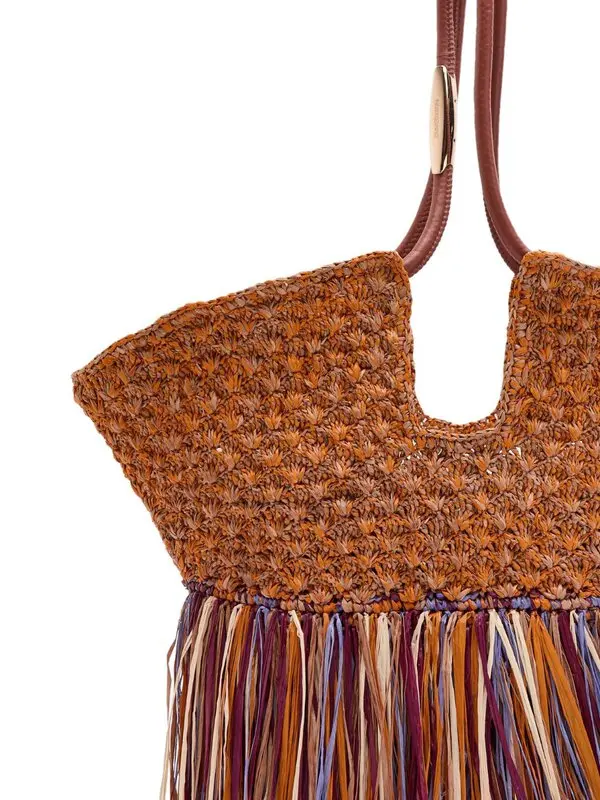Zimmermann Goldentime Raffia Tote