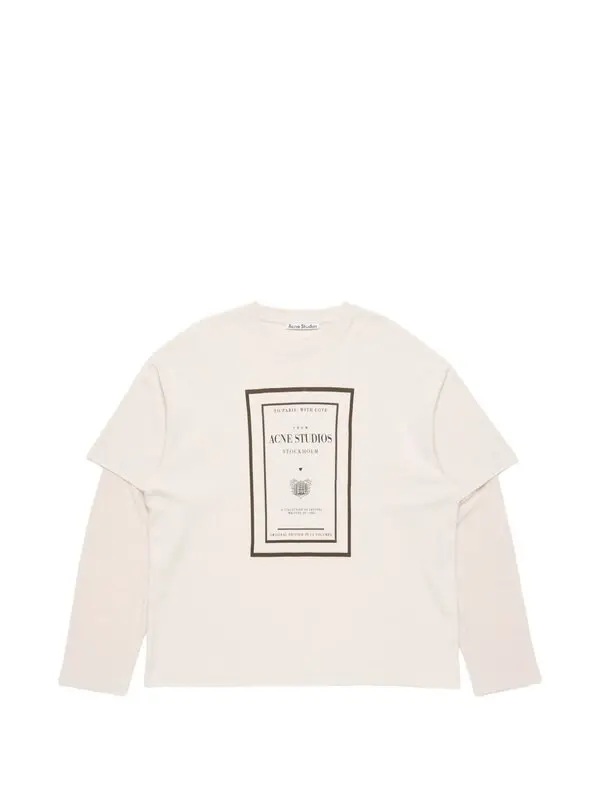 Acne Studios Printed Cotton T-shirt