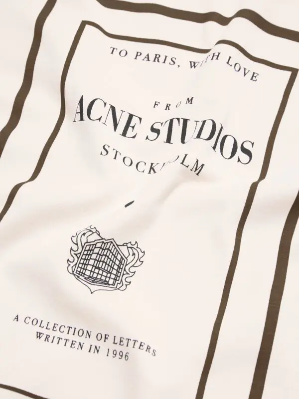 Acne Studios Printed Cotton T-shirt