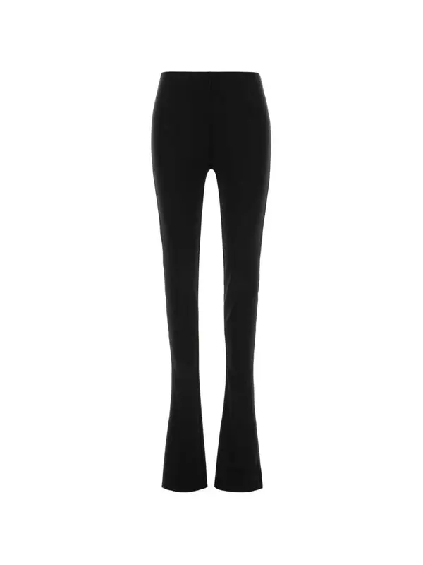 Gucci Jersey Crêpe Flared Hem Trousers - Multicolor