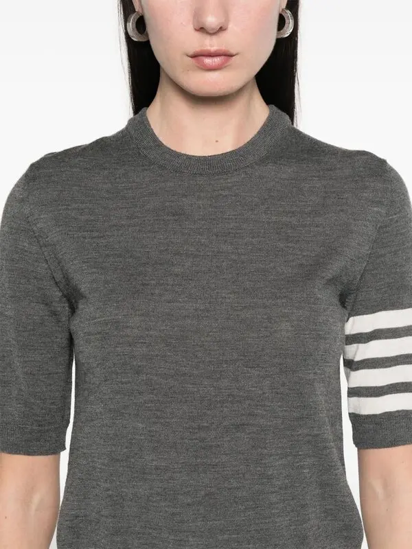 Thom Browne Wool Crewneck Sweater - Multicolor