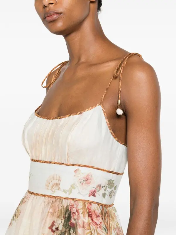 Zimmermann Linen Picnic Dress - Multicolor