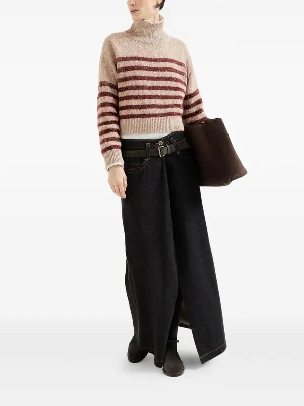 Brunello Cucinelli Wool And Cashmere Turtleneck Jumper