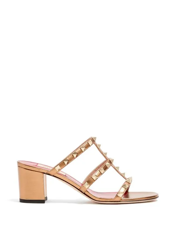 Valentino Garavani Rockstud Leather Sandals - Multicolor