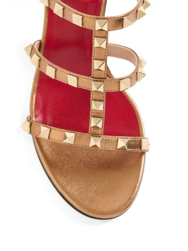 Valentino Garavani Rockstud Leather Sandals - Multicolor