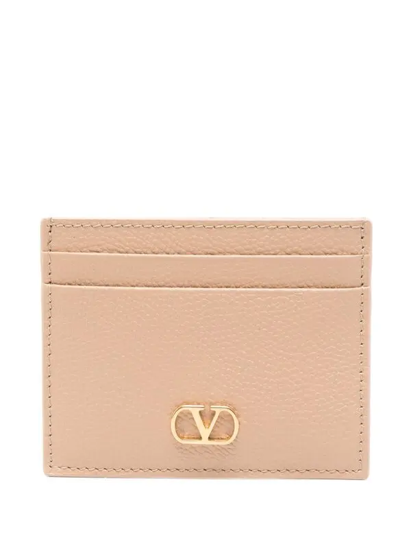 Valentino Garavani Vlogo Signature Leather Card Case - Multicolor
