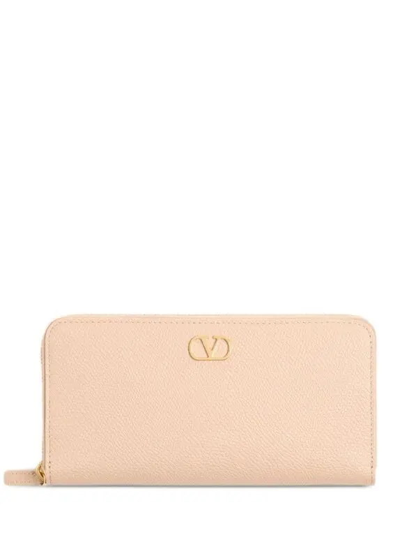 Valentino Garavani Vlogo Signature Leather Wallet - Multicolor