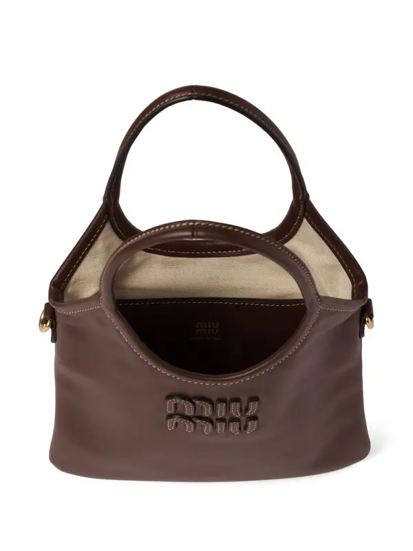 Miu Miu Ivy Leather Handbag - Multicolor