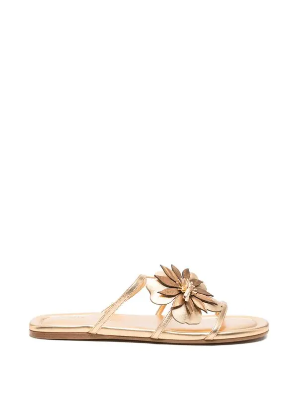 Zimmermann Belara Leather Slide Sandals - Multicolor