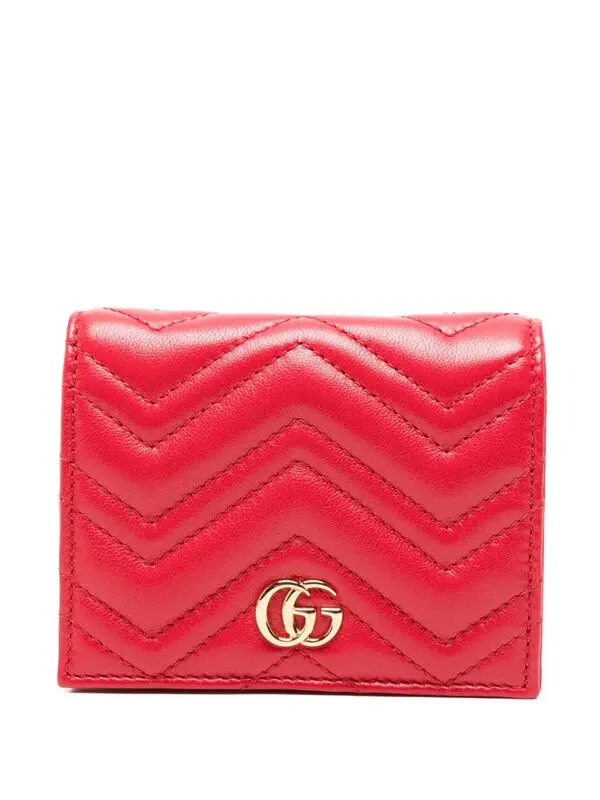 Gucci Gg Marmont Small Leather Wallet - Multicolor