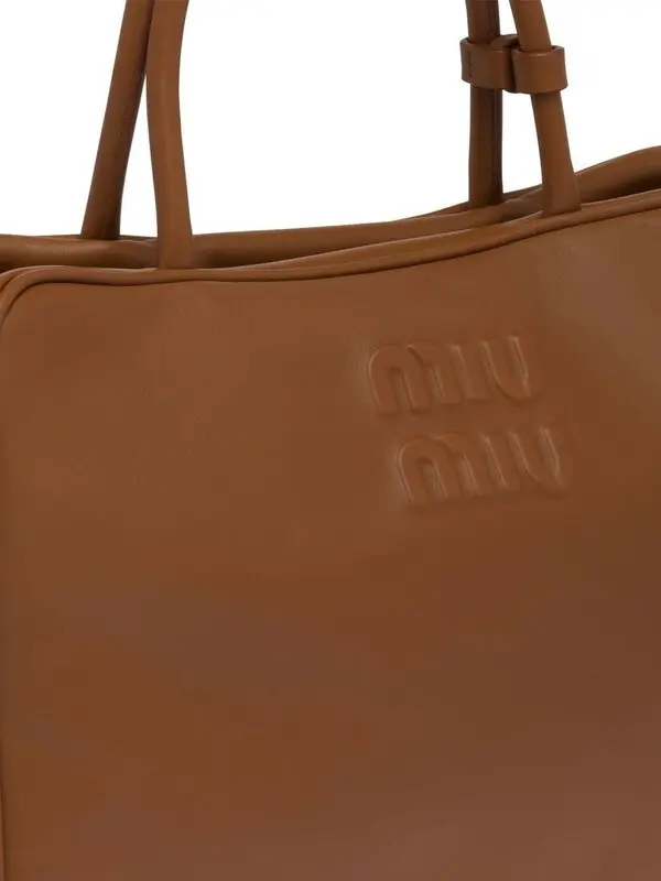 Miu Miu Beau Large Leather Handbag