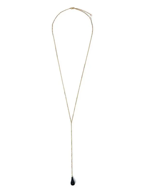 TOTEME Onyx Drop Necklace - Multicolor