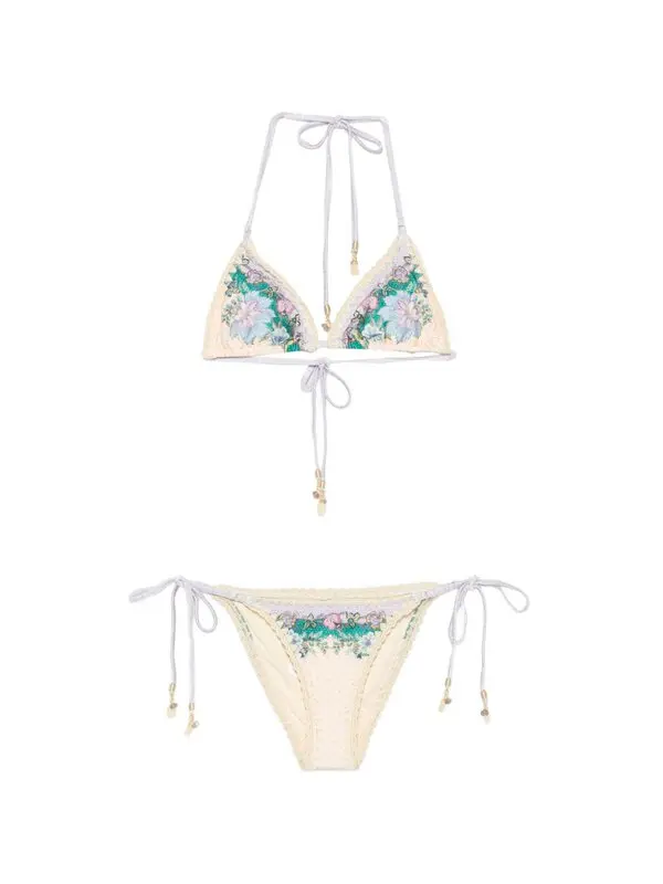Zimmermann Indra Triangle Bikini Set - Multicolor