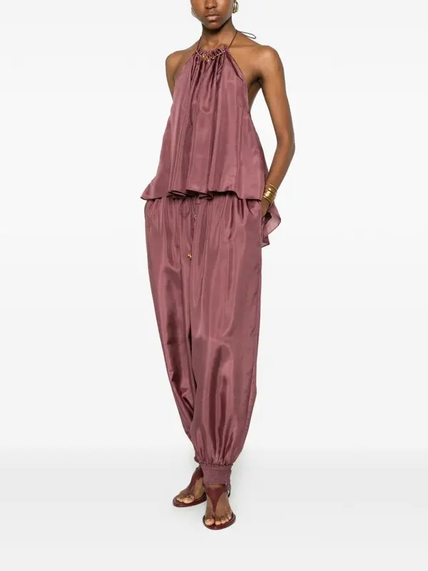 Zimmermann Aster Silk Trousers - Multicolor