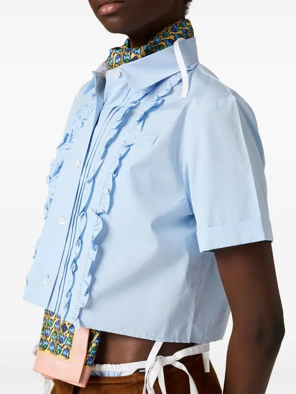 Miu Miu Cotton Shirt - Multicolor