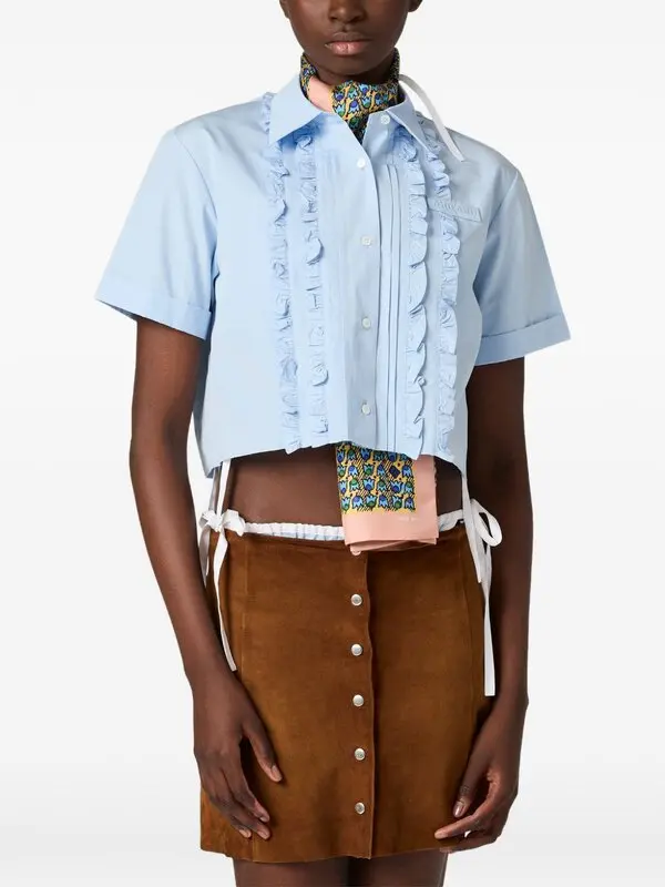 Miu Miu Cotton Shirt - Multicolor