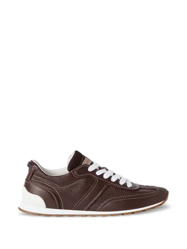 Brunello Cucinelli Leather Sneakers - Multicolor