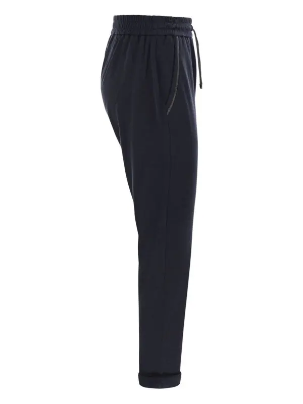 Brunello Cucinelli Cotton And Silk Trousers