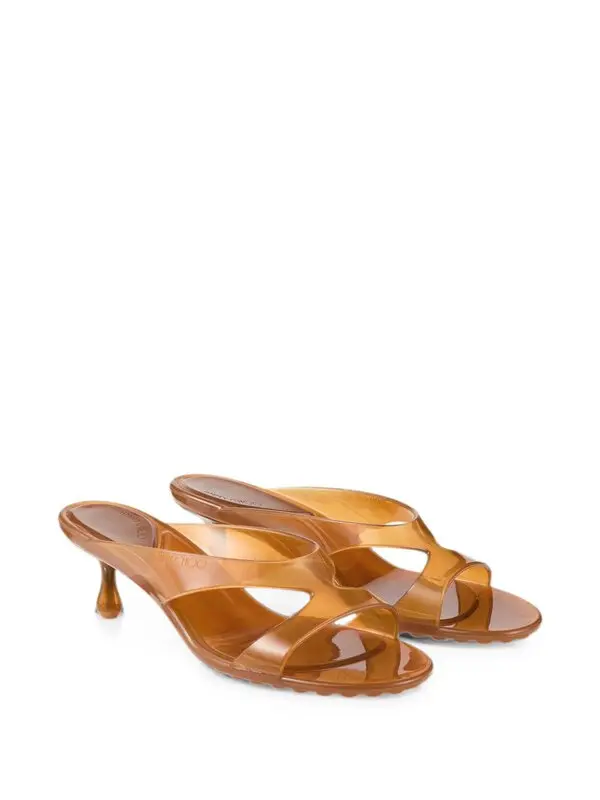 JIMMY CHOO Jelly Drop Kitten Heel Sandals - Multicolor