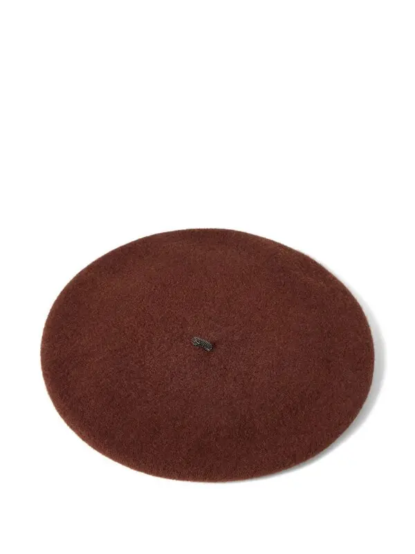 Brunello Cucinelli Wool Basque Hat - Multicolor
