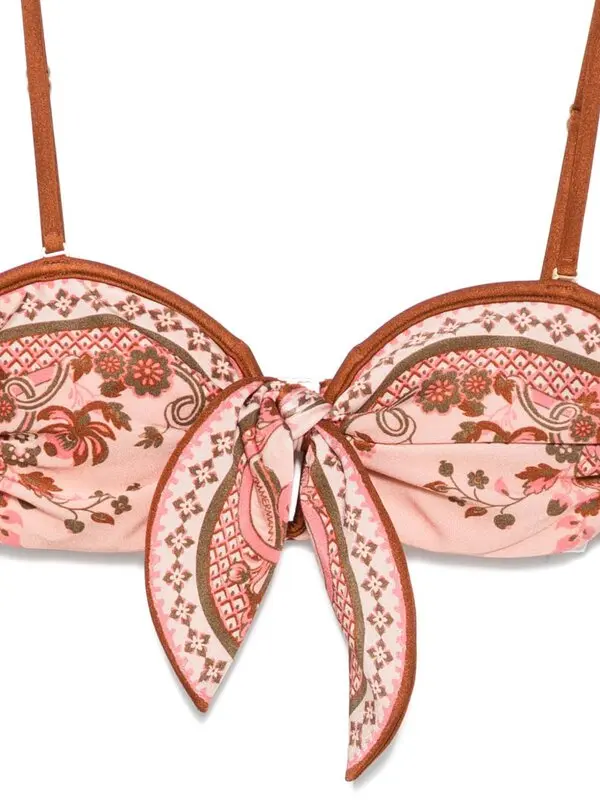 Zimmermann Aster Paisley Print Bikini - Multicolor