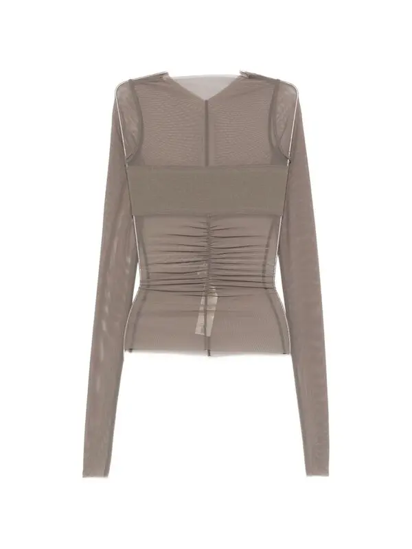 Rick Owens Sheer Design Top - Multicolor