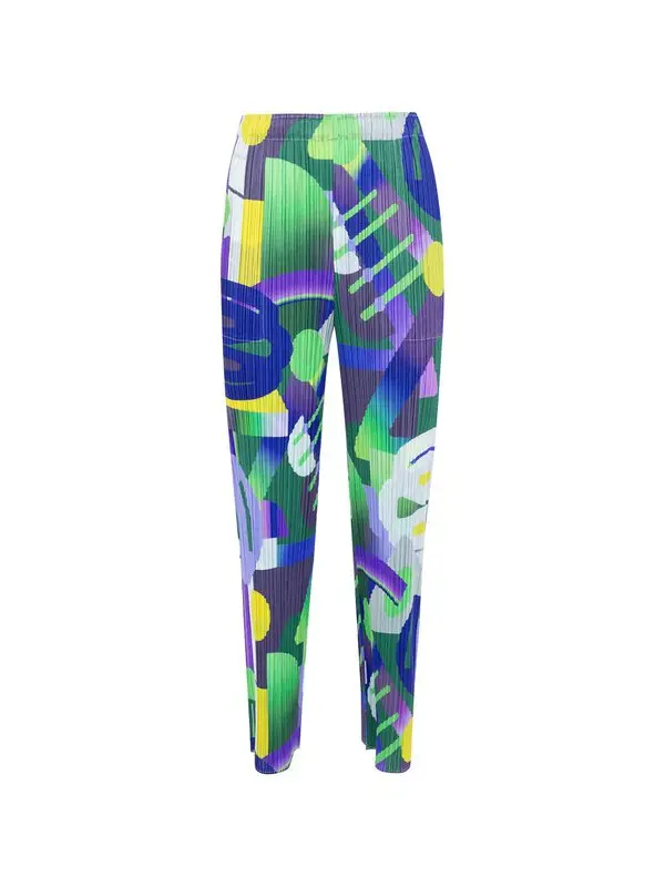 Issey Miyake Pleated Trousers - Multicolor