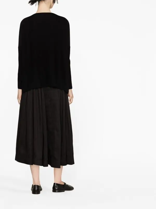DANIELA GREGIS Cotton Boat-neck Sweater - Multicolor