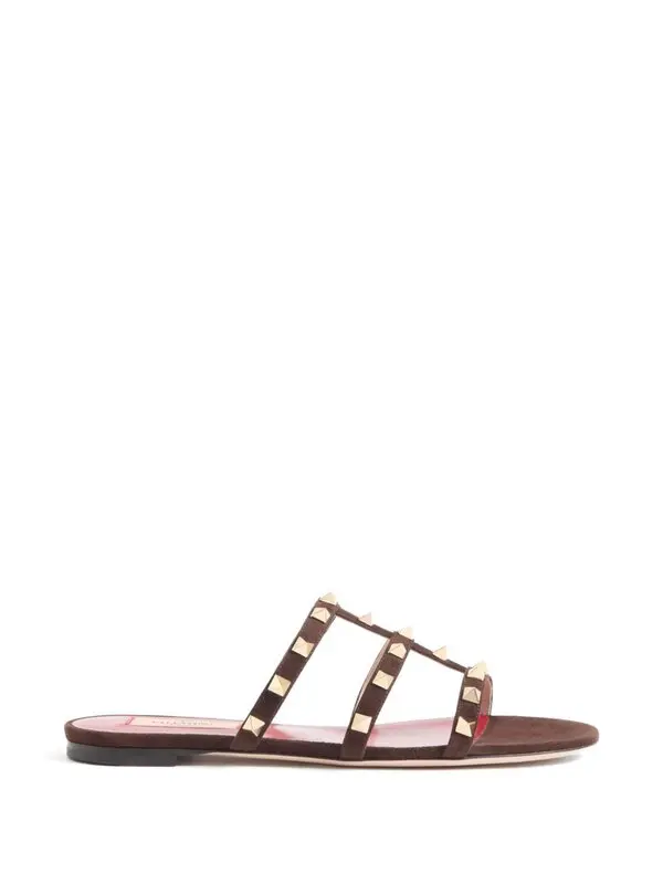 Valentino Garavani Rockstud Leather Sandals - Multicolor