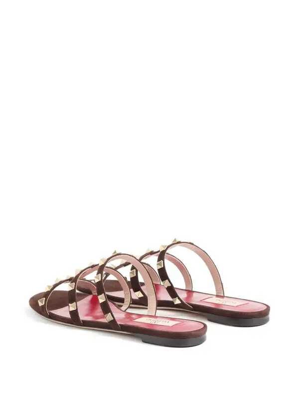 Valentino Garavani Rockstud Leather Sandals - Multicolor