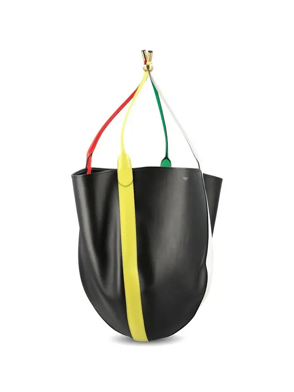 Celine Drop Large Leather Bucket Bag