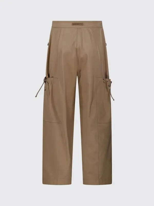 Max Mara Beige Cotton Blend Tailored Trousers