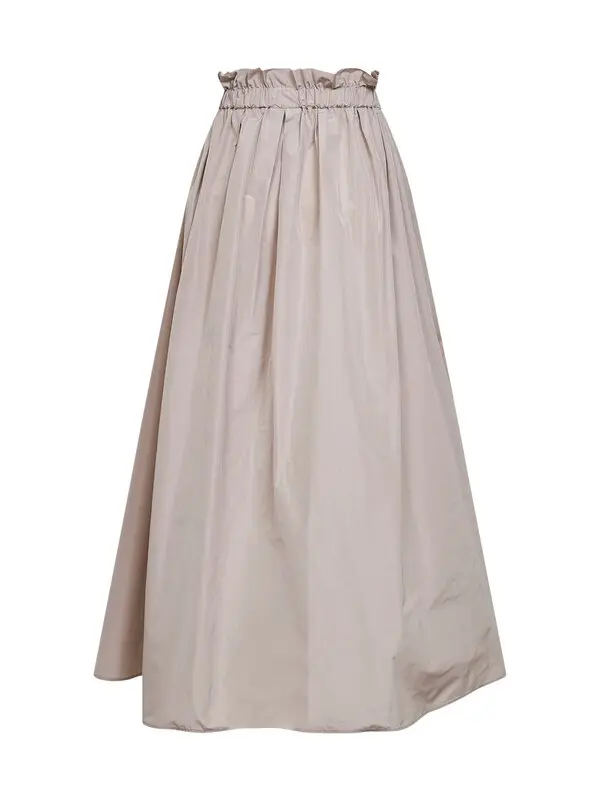 Herno Techno Taffeta A-line Skirt - Multicolor