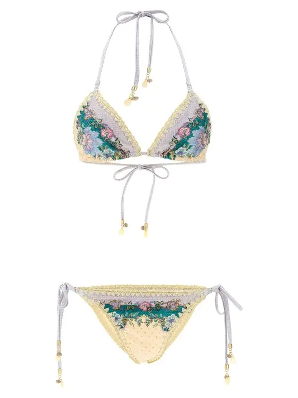 Zimmermann Indra Lycra Bikini - Multicolor