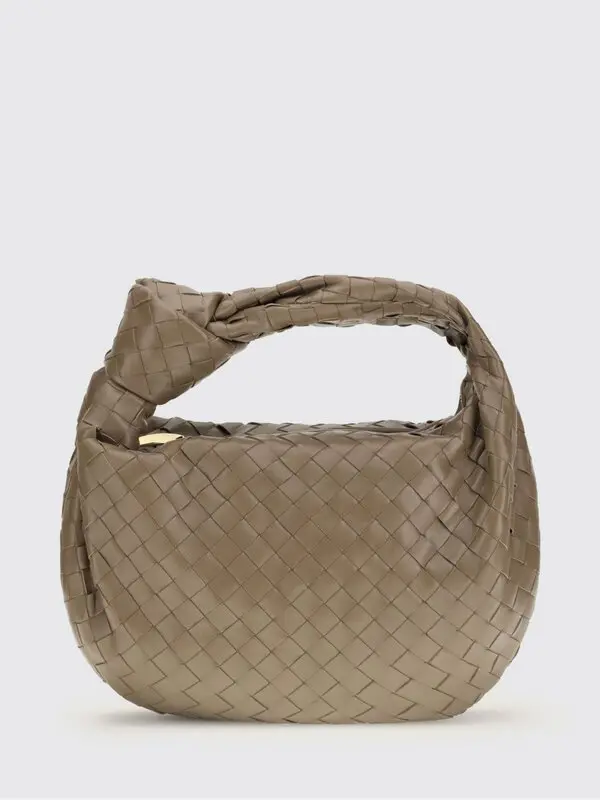 Bottega Veneta Lambskin Handbag - Brown