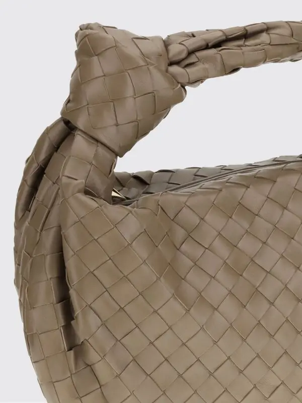 Bottega Veneta Lambskin Handbag - Brown