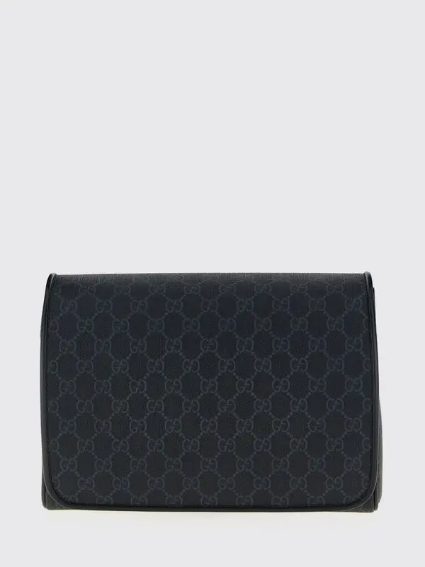 Gucci Monogram Shoulder Bag - Black