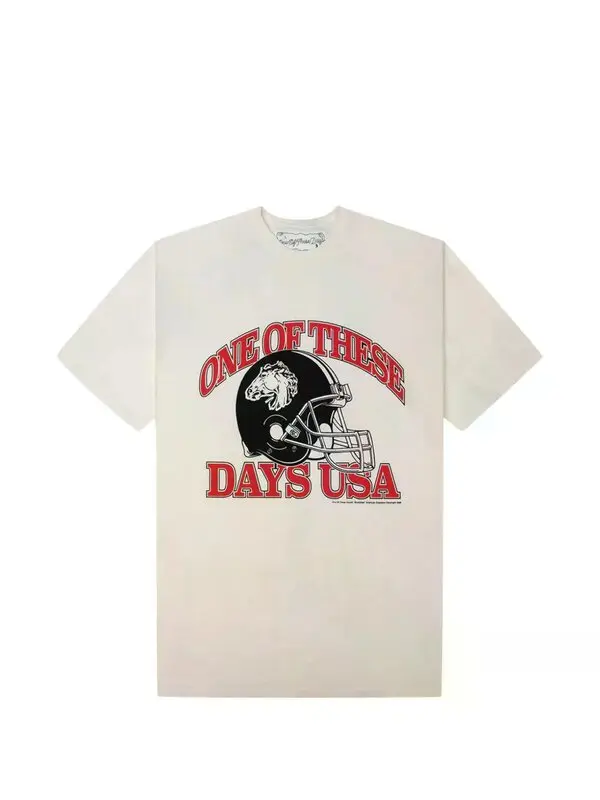 ONE OF THESE DAYS Days Usa T-shirt - Neutrals