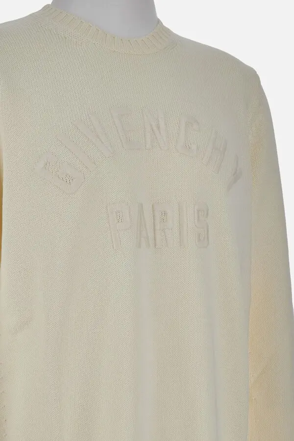 Givenchy Cotton Sweatshirt With Embossed Embroidery