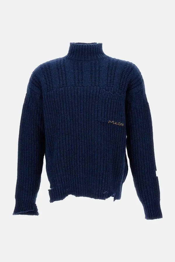 Marni Long-sleeved Jumper With High Neck