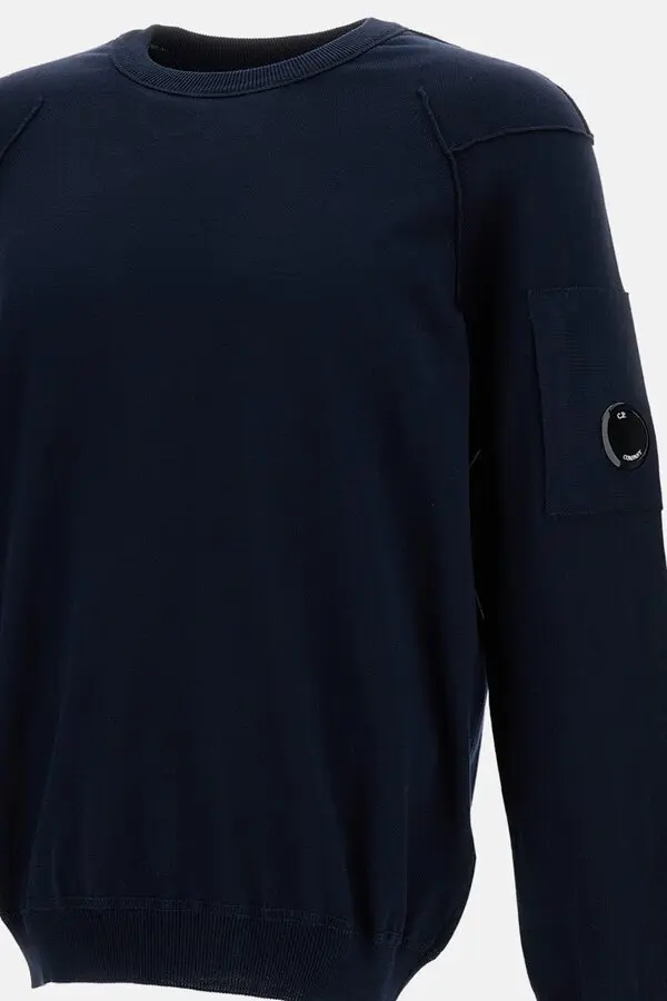C.P. COMPANY Cotton Sea Island Crewneck Sweater