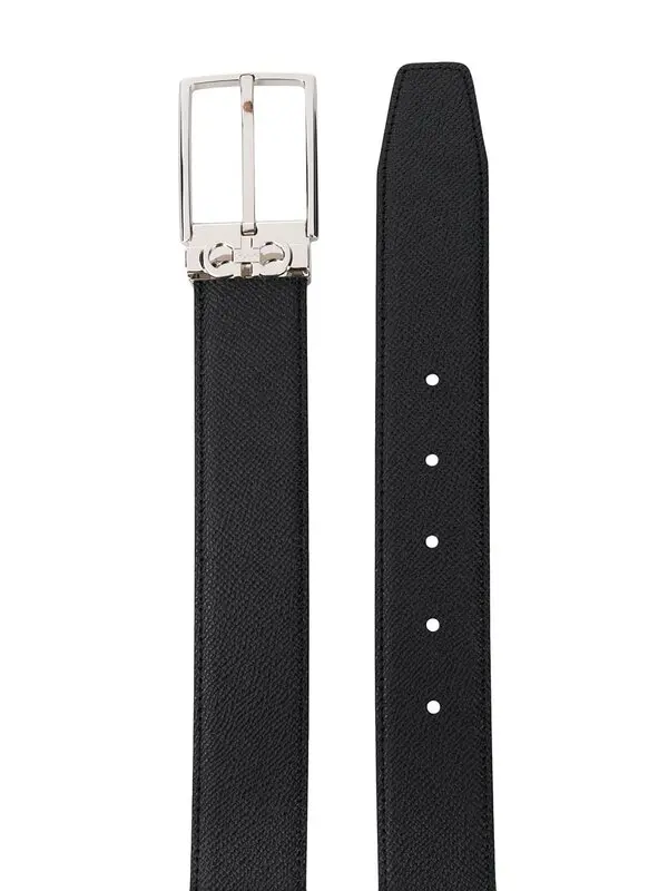 FERRAGAMO Gancini Belt - Black