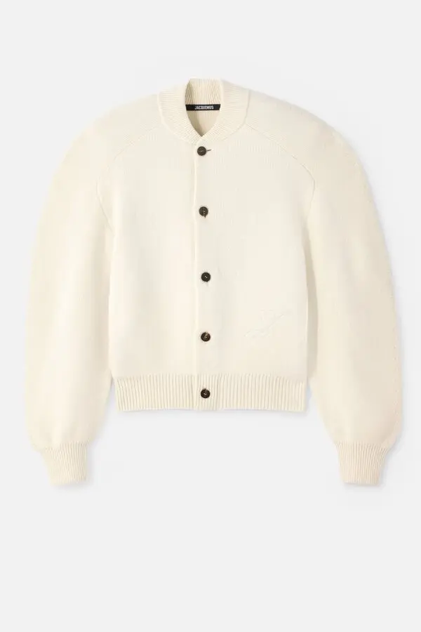 Jacquemus Le Cardigan Pallone Oversized Virgin Wool & Cashmere Knit