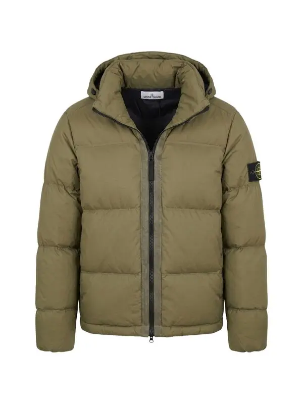 Stone Island Garment Dyed Cotton Parka